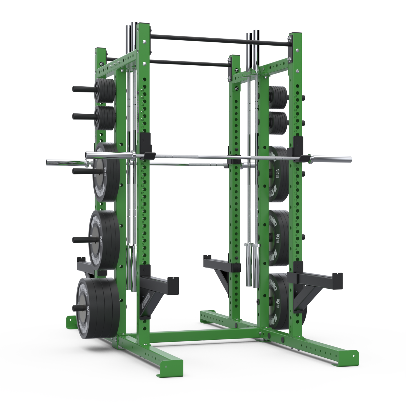 DOUBLE HALF RACK, SINGLE POST